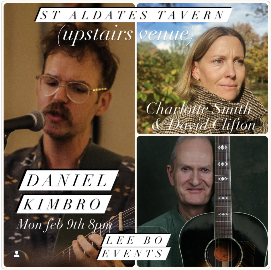 Charlotte Smith & David Clifton, opening for Daniel Kimbro, Oxford ...